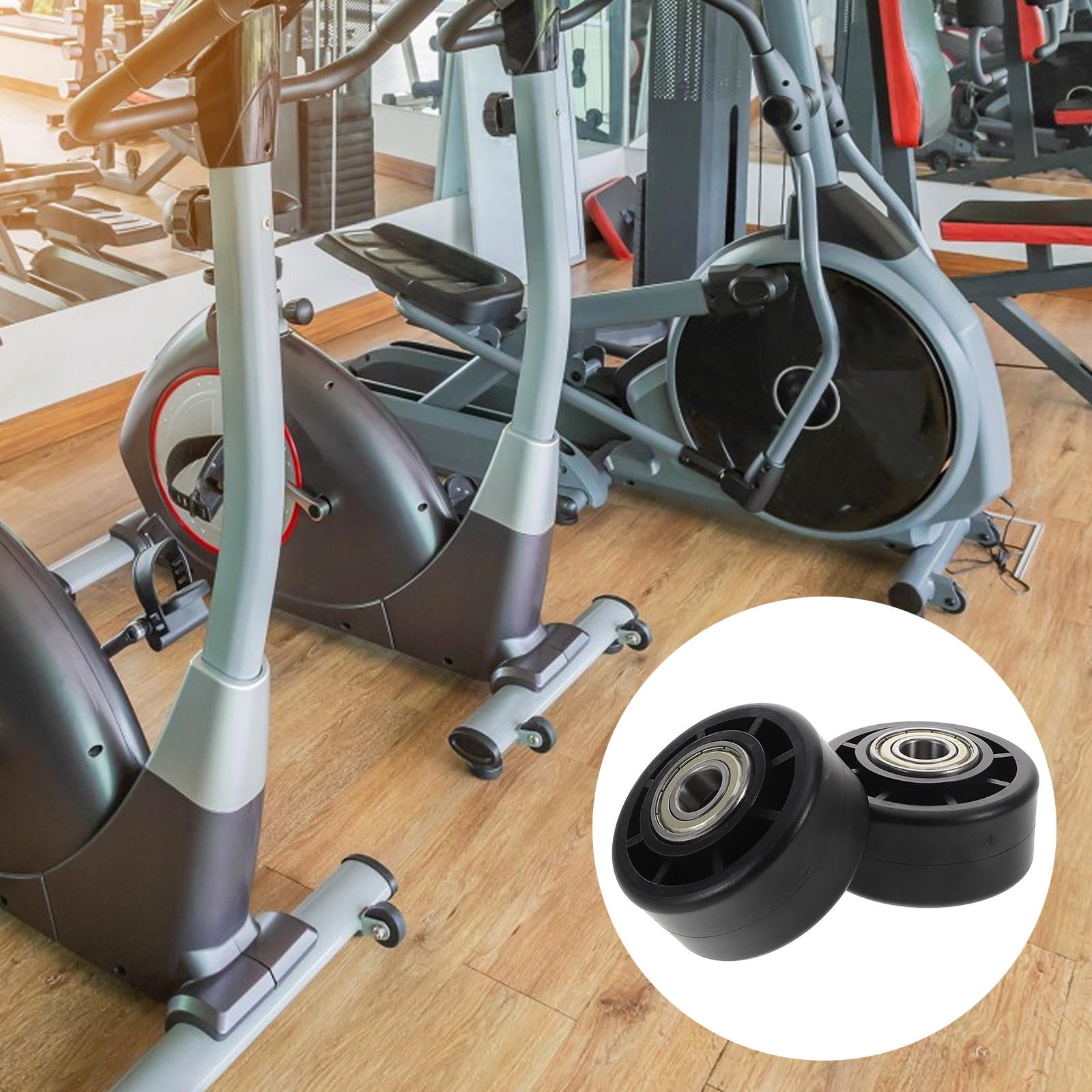 LEORX 2pcs Fitness Equipment Wheel Gym Bearing Wheel Gym Equipment ...