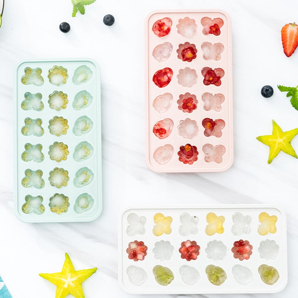 LEORX 2pcs Ice Making Box in Silicone for Families with DIY Design ...