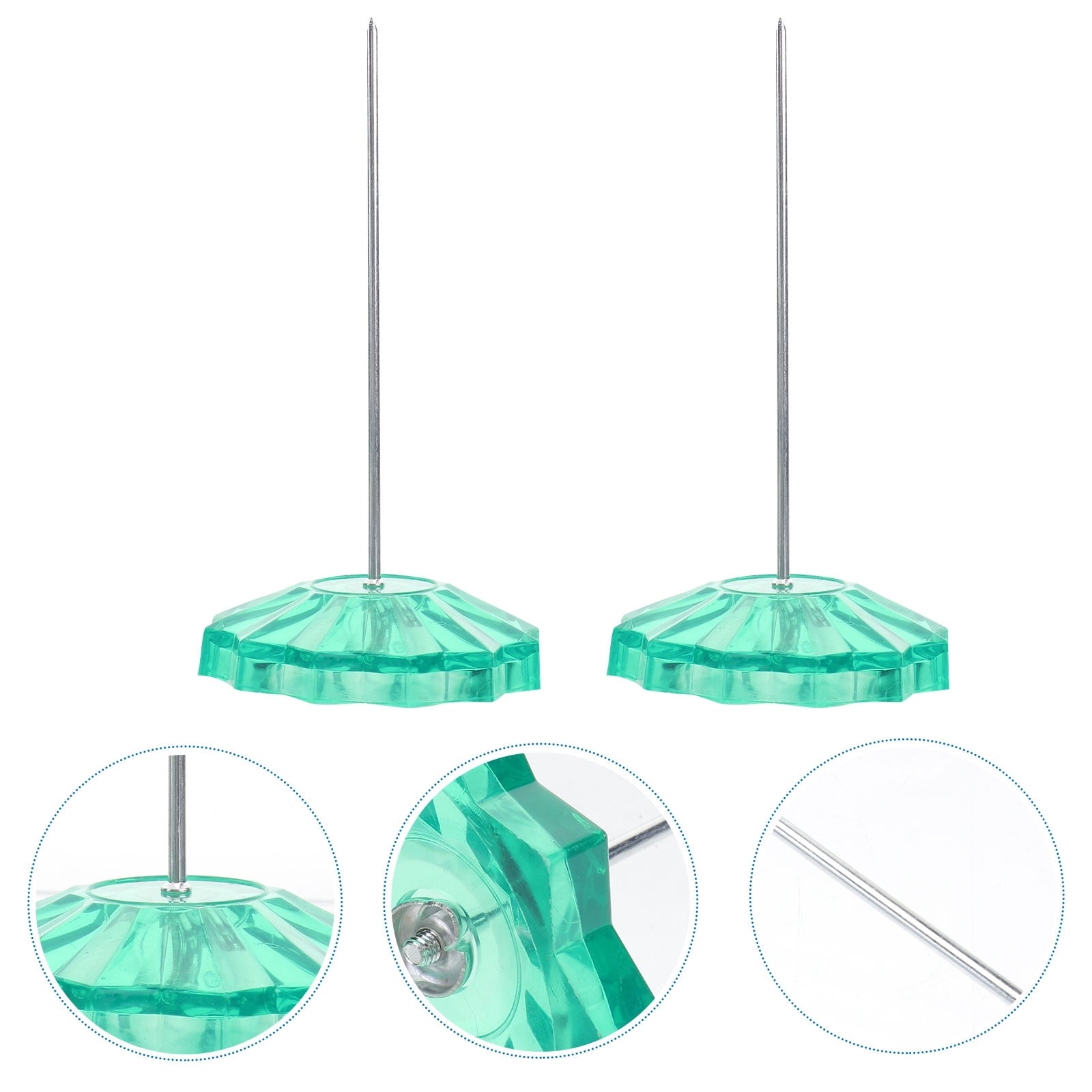 LEORX 2pcs Receipt Holder Spike Memo Storage For Office Check Invoice ...