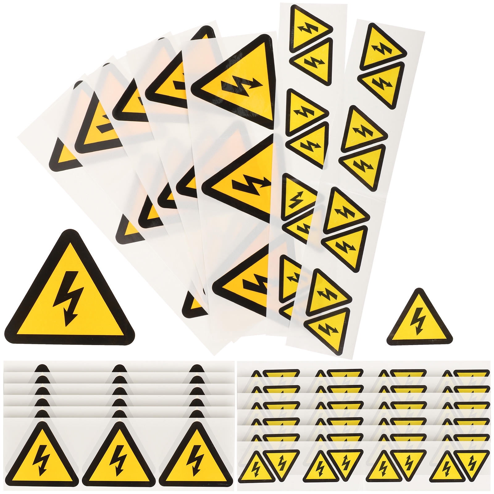 LEORX 30 Pcs Label Caution Labels Electrical Safety Labels Danger ...