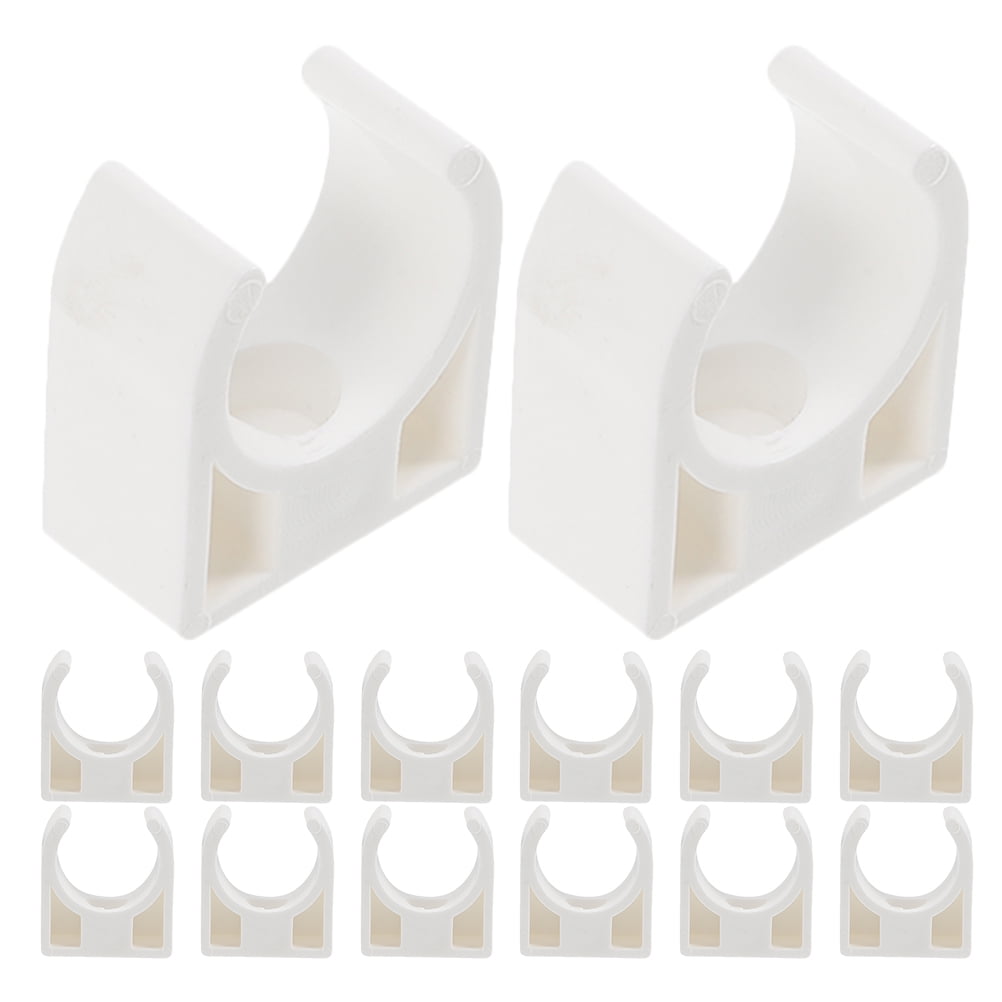 LEORX 30Pack Tight Spaces Motor Clip Mounting Plastic White Support ...