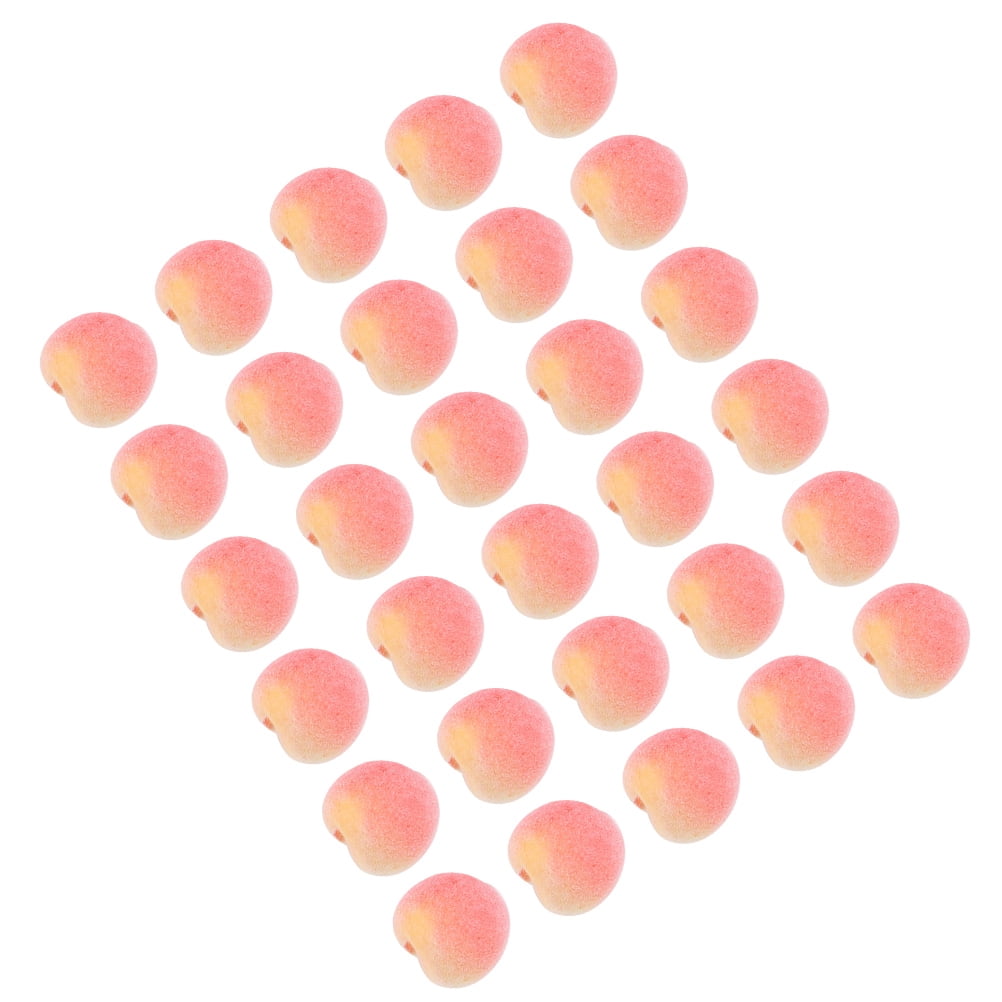 LEORX 30pcs Faux Peaches Realistic Appearance Home Decoration Foam DIY ...