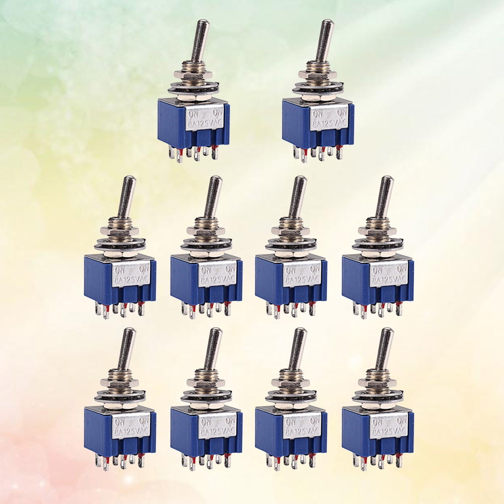 LEORX 30Pcs Sky-Blue Toggle Switch for Electrical Applications ...