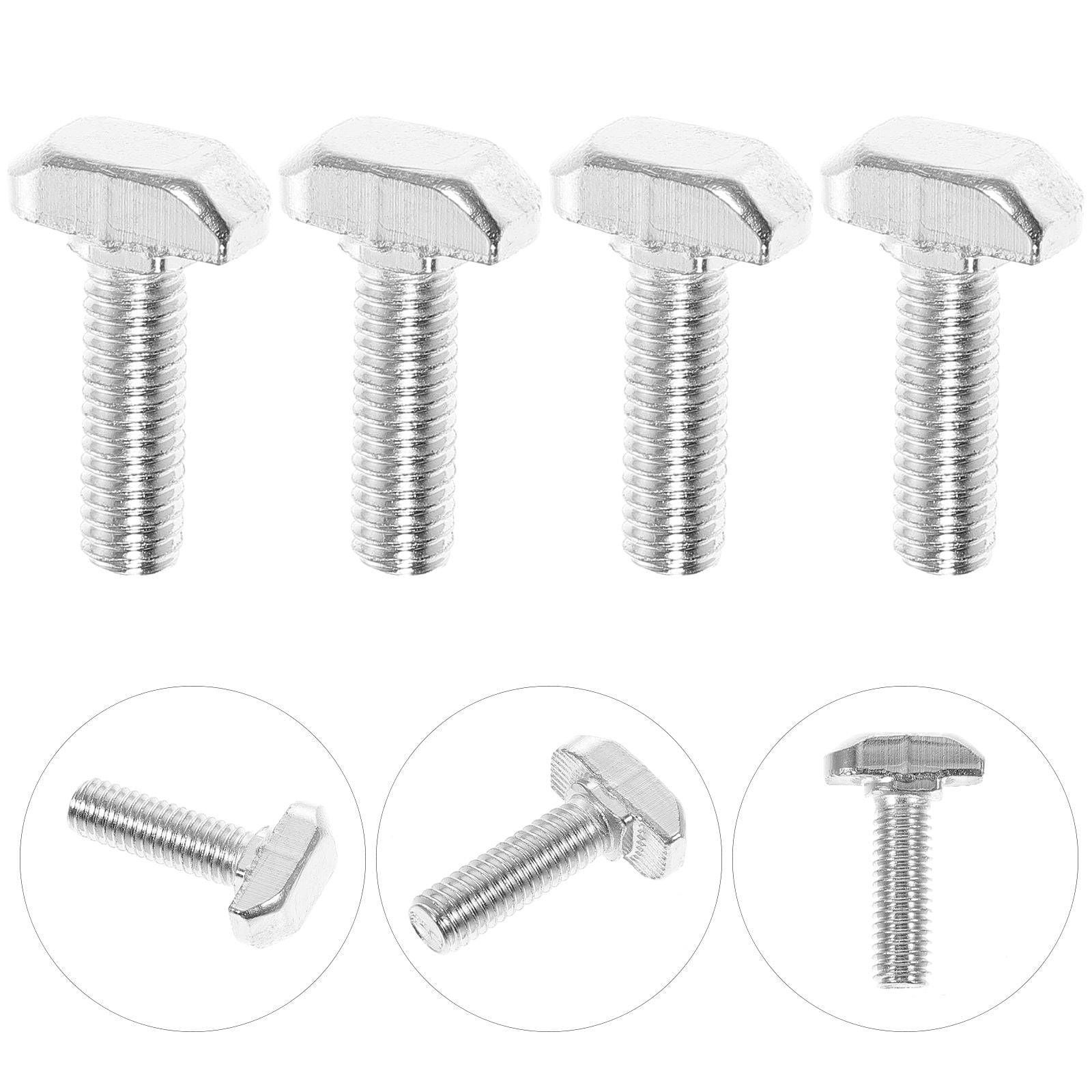 LEORX 30Pcs T Slot Bolts T Bolt Sliding Bolt for CNC Machines Robotic ...