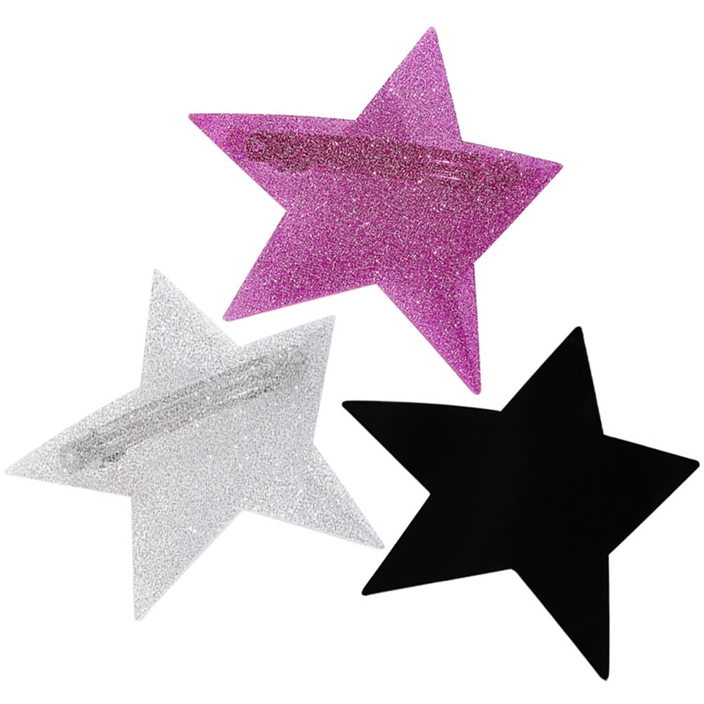 LEORX 3Pcs Cute Hair Barrettes Black Plastic Hair Accessories for Girls ...