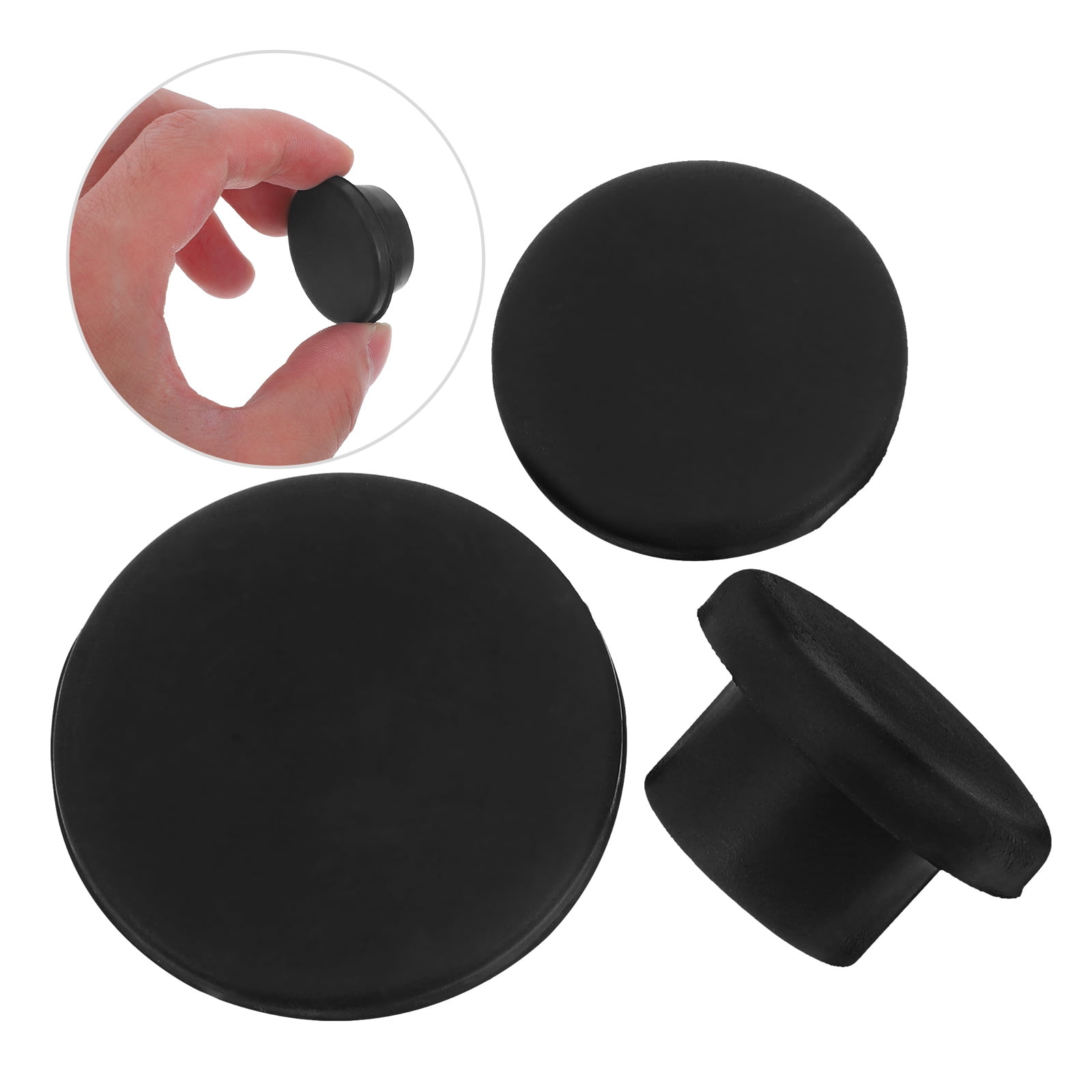 LEORX Rubber Stoppers Silicone Sealing Plugs 3Pcs Set 1.26X0.75X0.75In ...