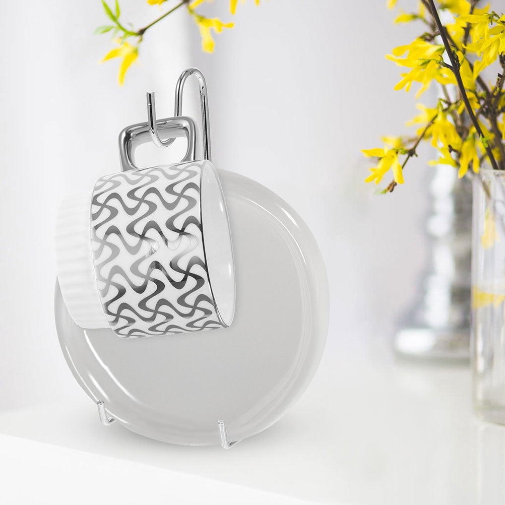 LEORX 3Pcs Teacup Storage Rack Iron Built for Mugs and Cups in Counters ...