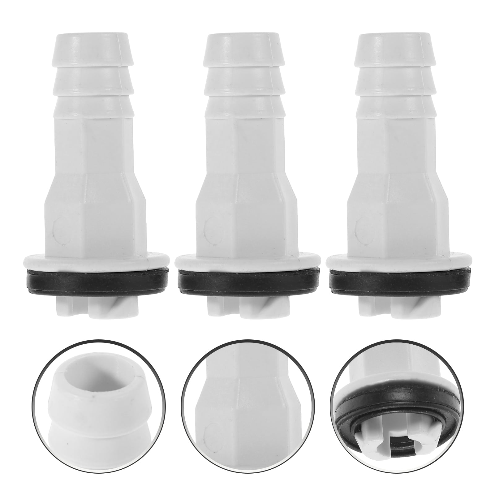 LEORX 3Pcs Unit Hose Connector for Air Conditioner Drain Hose Adapter ...