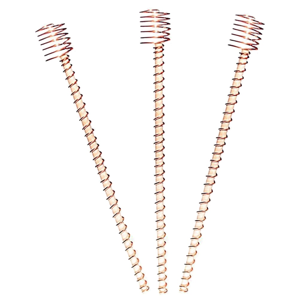LEORX 3Set Copper Coil Antennas Golden Color Stake Design for Gardening ...