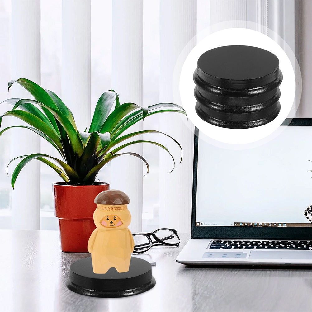 LEORX 3Set Stands Figures Wooden Base for Miniatures and Collectors 11. ...