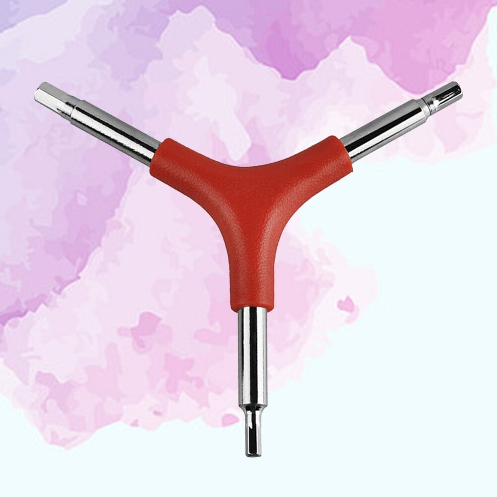 LEORX 3Set T Handle Wrench Spanner Set Hexagon Tool Steel Red for ...
