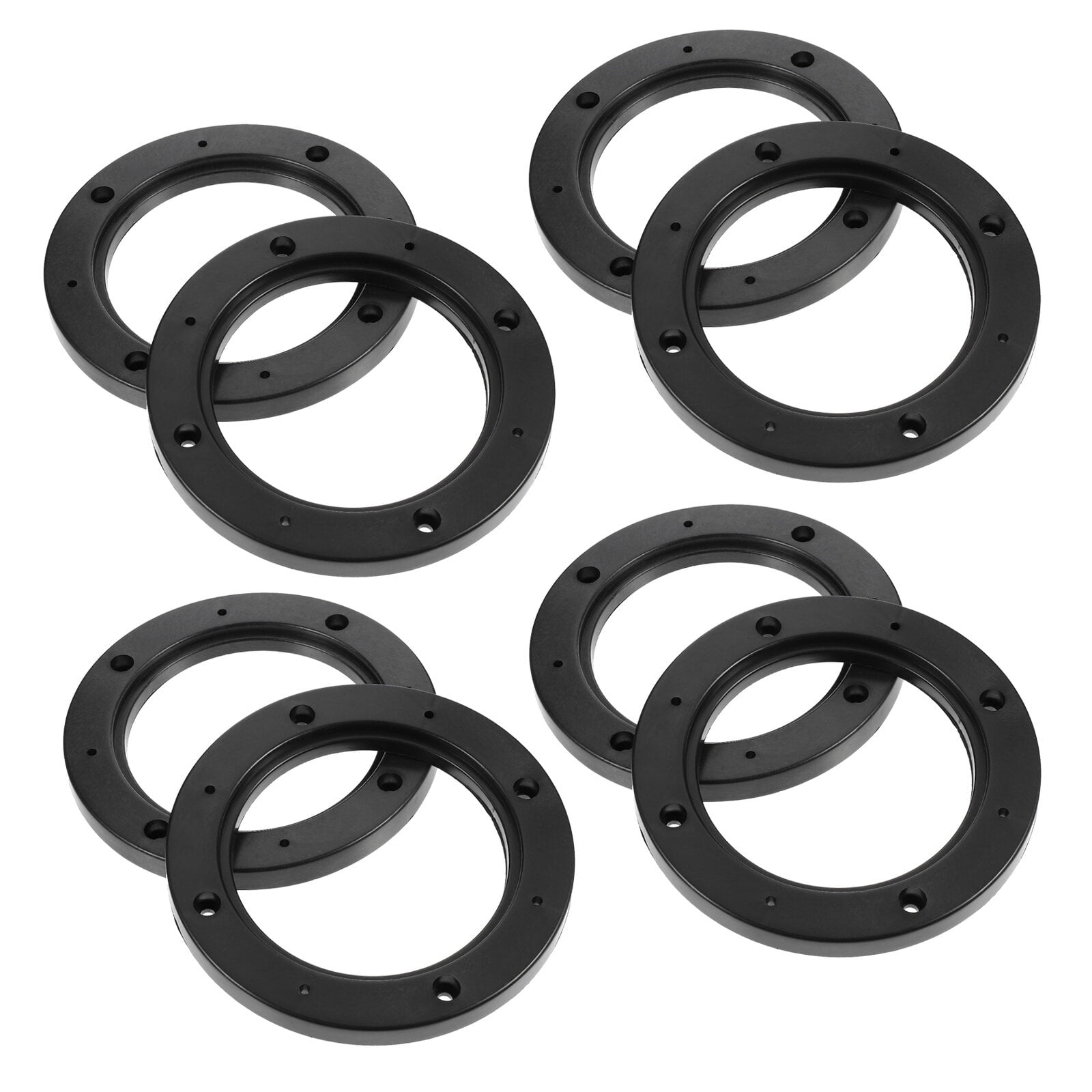 LEORX 4 Pairs Door Speaker Adapter Spacer Rings ABS Plastic for Auto ...