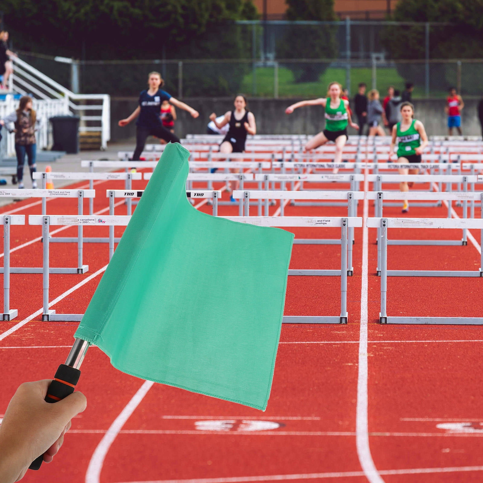 LEORX 4 Pcs Signals Signal Flags Referee Signal Flag Referee Flag Earth ...