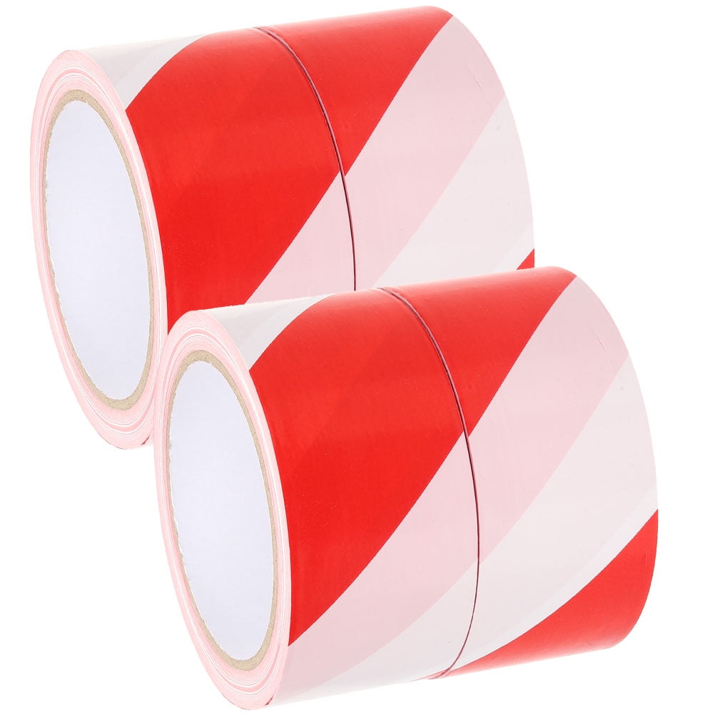 LEORX 4 Rolls Caution Tape Red and White Striped for Event Organizers ...