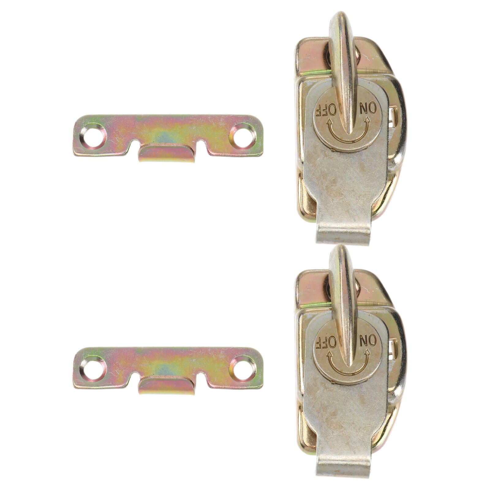 LEORX 4PCS Metal Table Locks Golden Desk Lockers for Prevent Table ...