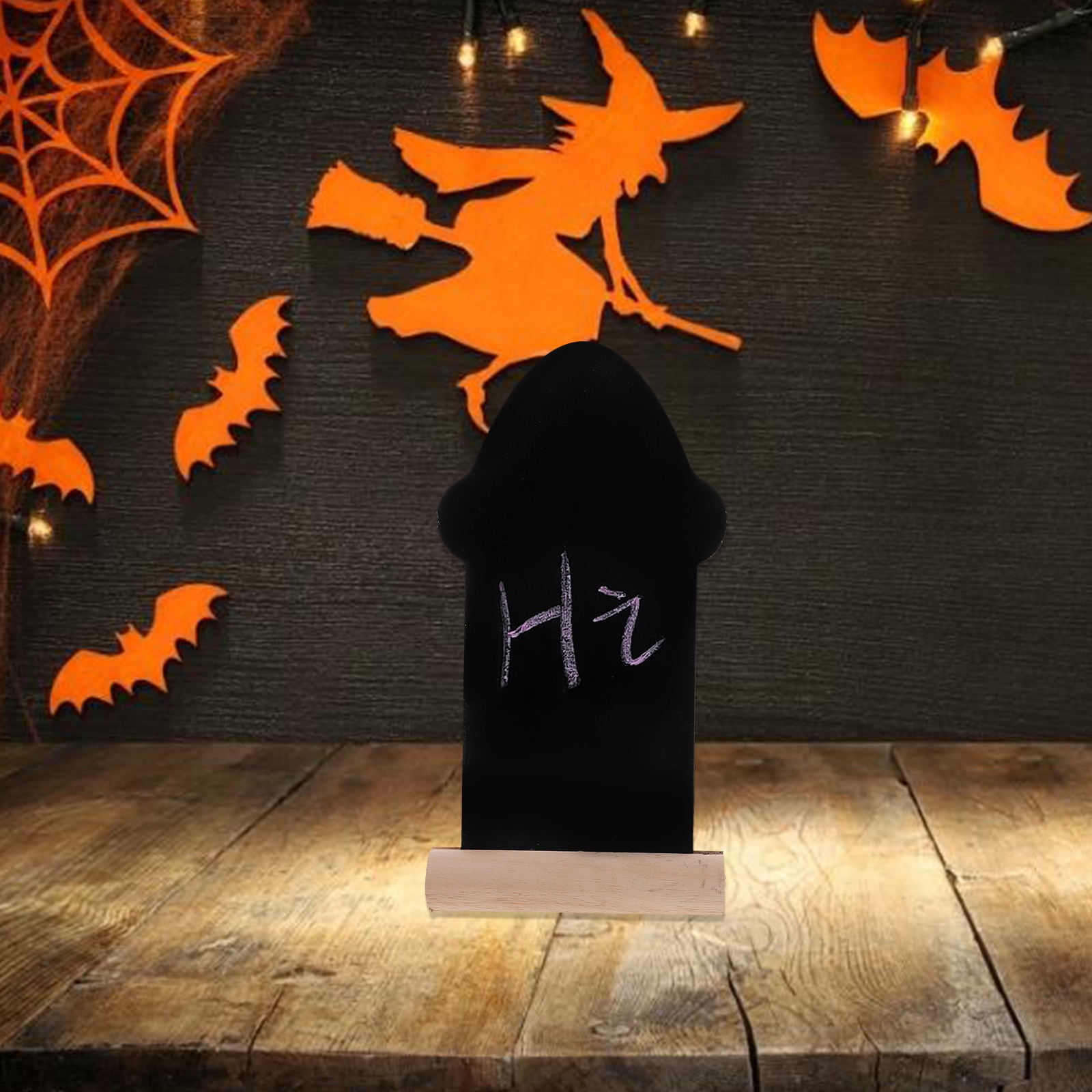 LEORX 4PCS Small Chalkboard Message Board Decorative Wood Assorted ...
