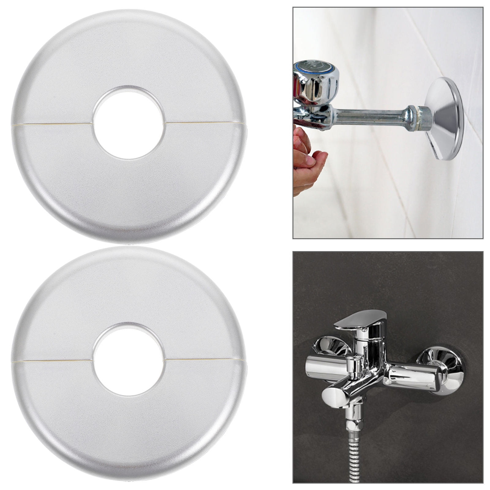 LEORX Pool Ladder Cover Round 4Pcs 3.15X3.15X0.28In Inground Pool ...