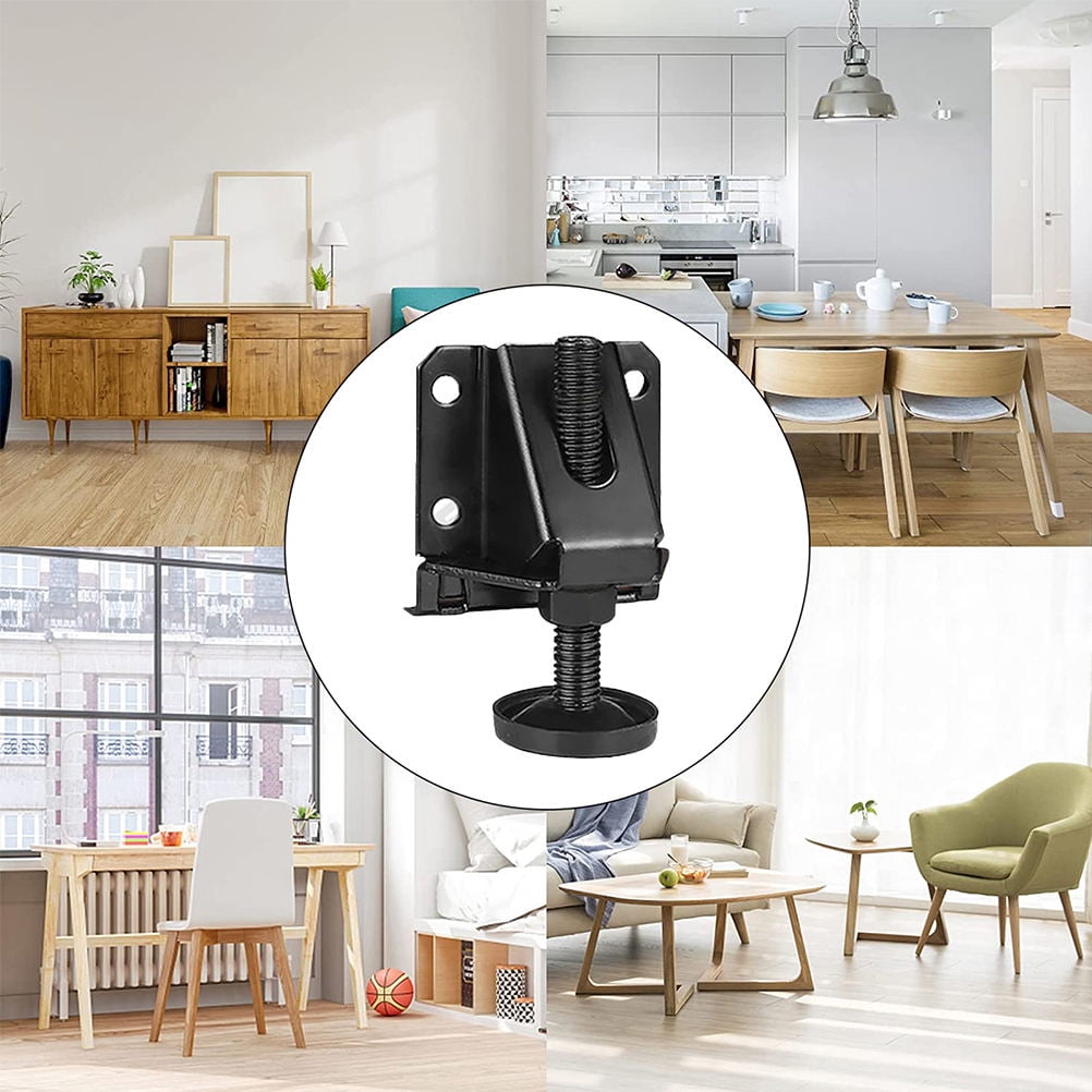 LEORX 4Pcs Adjusting Leveling Feet Furniture Leveler for Table Legs and ...