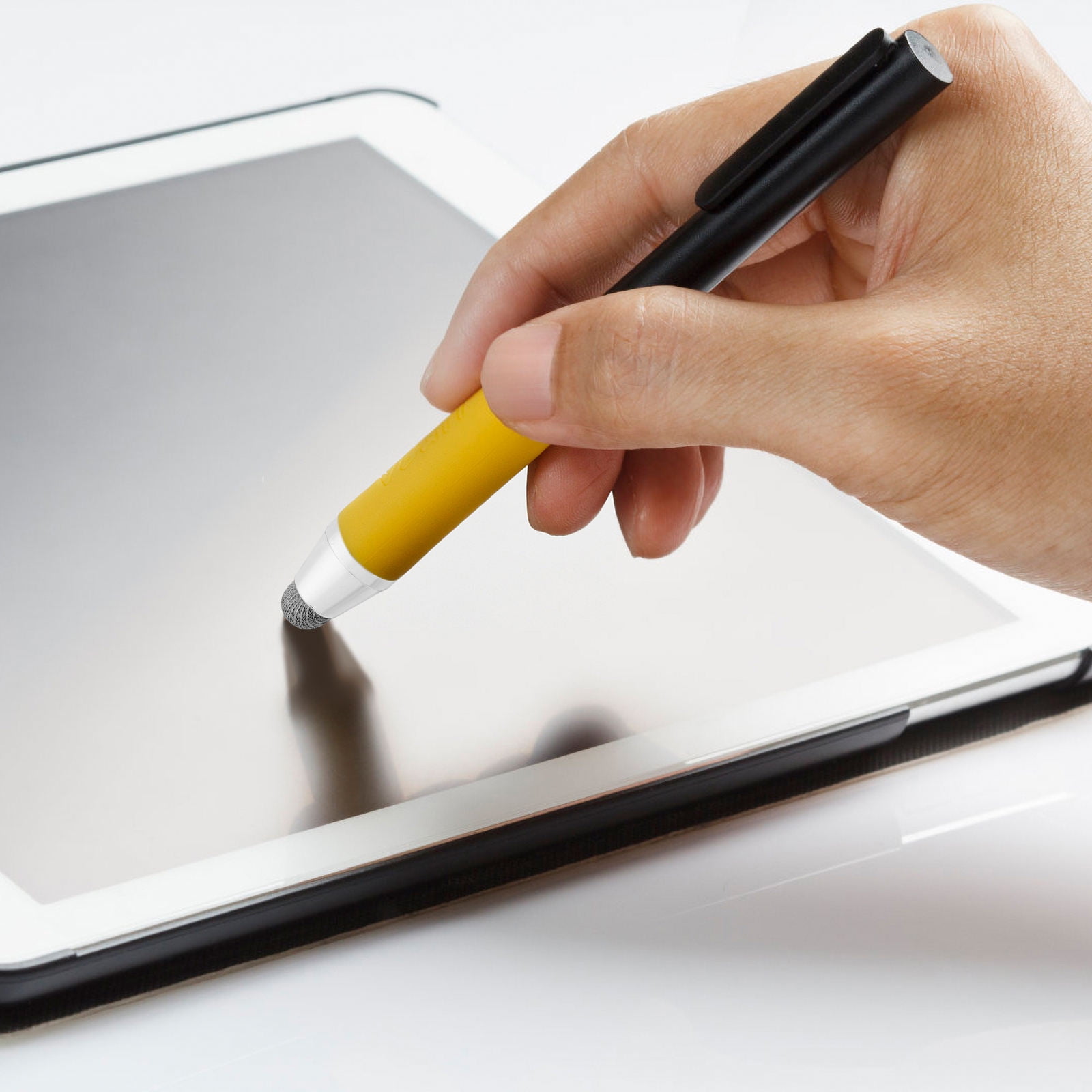 LEORX 4Pcs Conductive Cloth Silver Fiber Cylindrical Mesh Tip Stylus ...