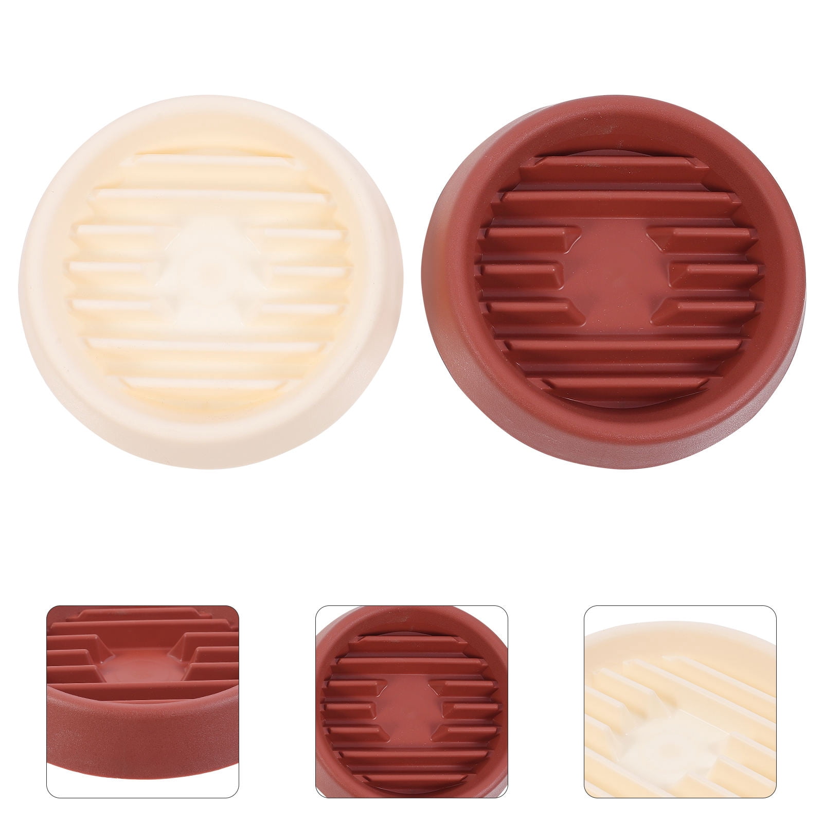 LEORX 4Pcs Planter Water Tray Plastic Round Trays Protecting Furniture ...