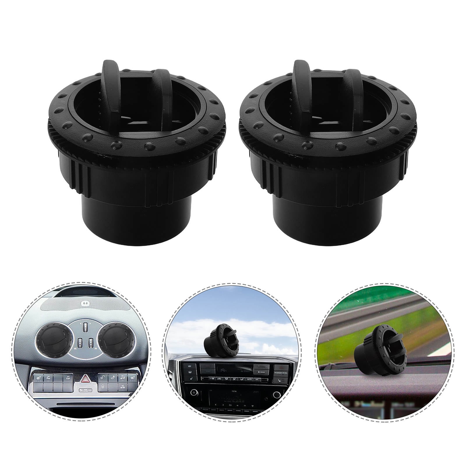 LEORX 4Pcs Universal Fit Rv Air Conditioning Outlets Round ABS for ...