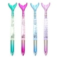 LEORX 4pcs Cute Mermaid Ink Ballpoint Pens Fun Stationery For Students ...