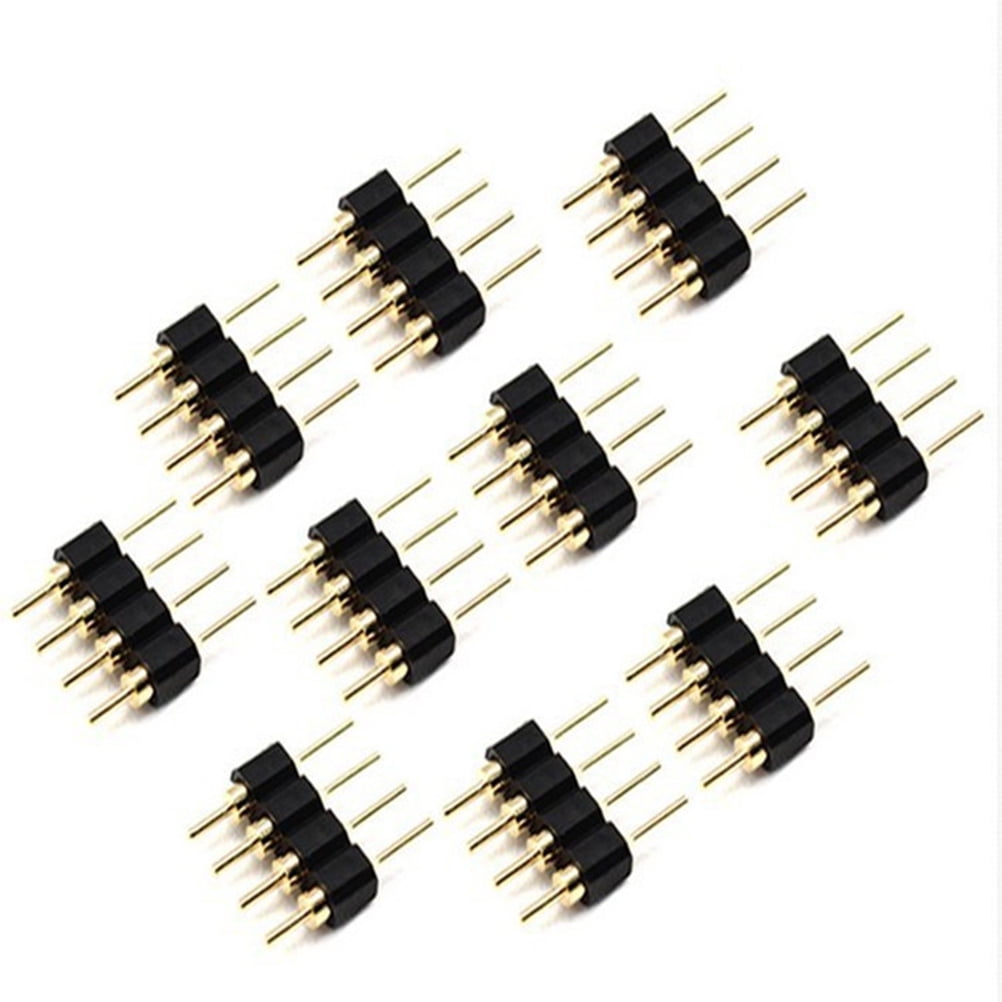 LEORX 50PCS Male And Female Terminals Connector PVC Black Socket ...