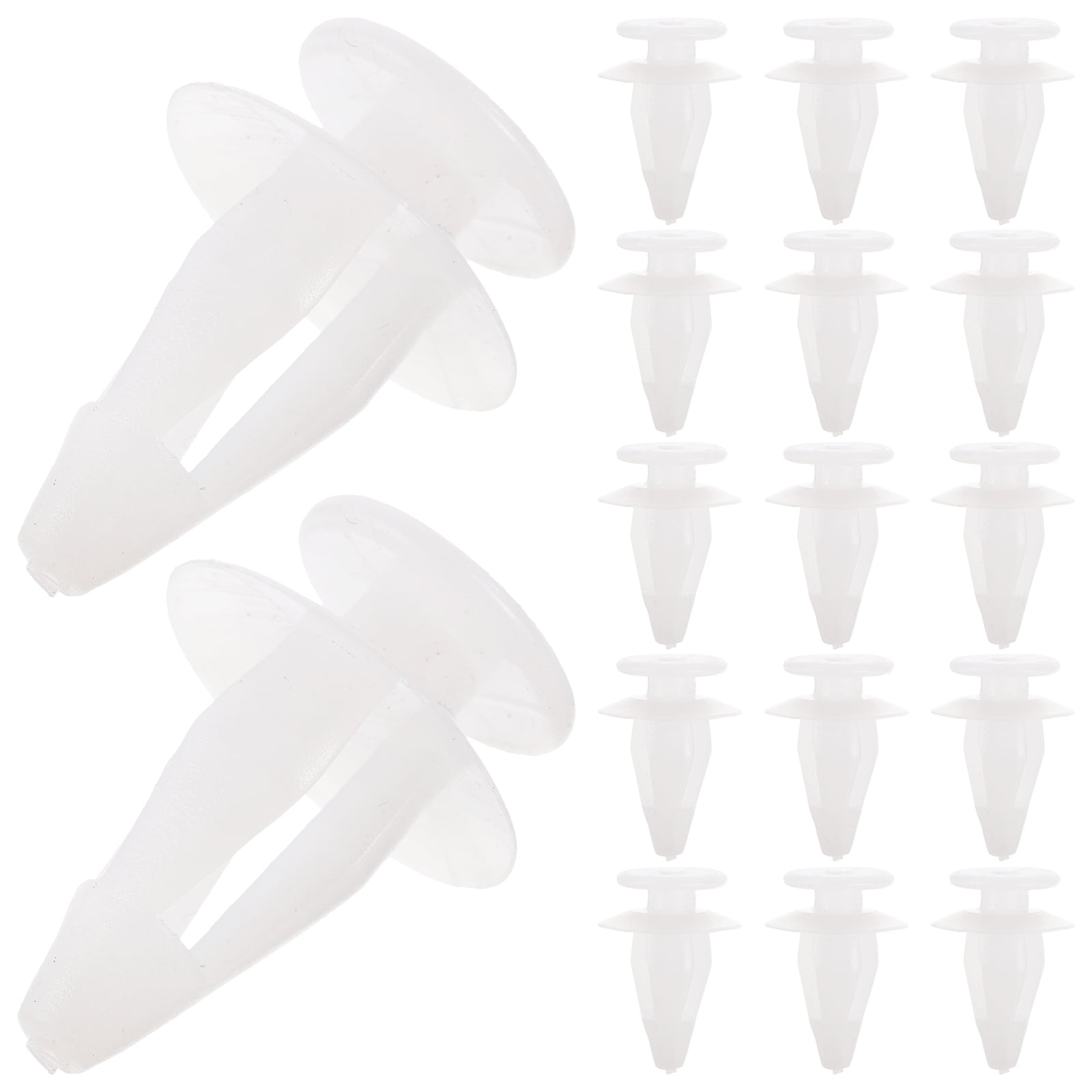 LEORX 50Pcs Automotive Push Pins White Plastic for Car Owners and ...