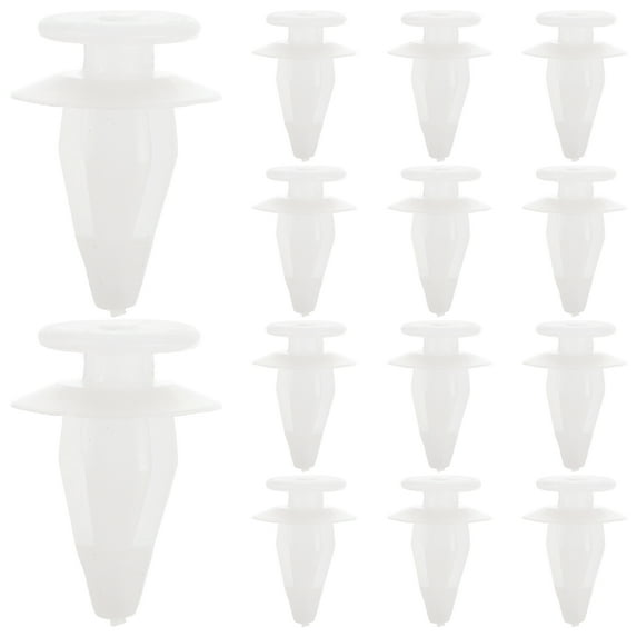 LEORX 50Pcs Car Door Panel Clips White Plastic Retainer for Vehicle ...