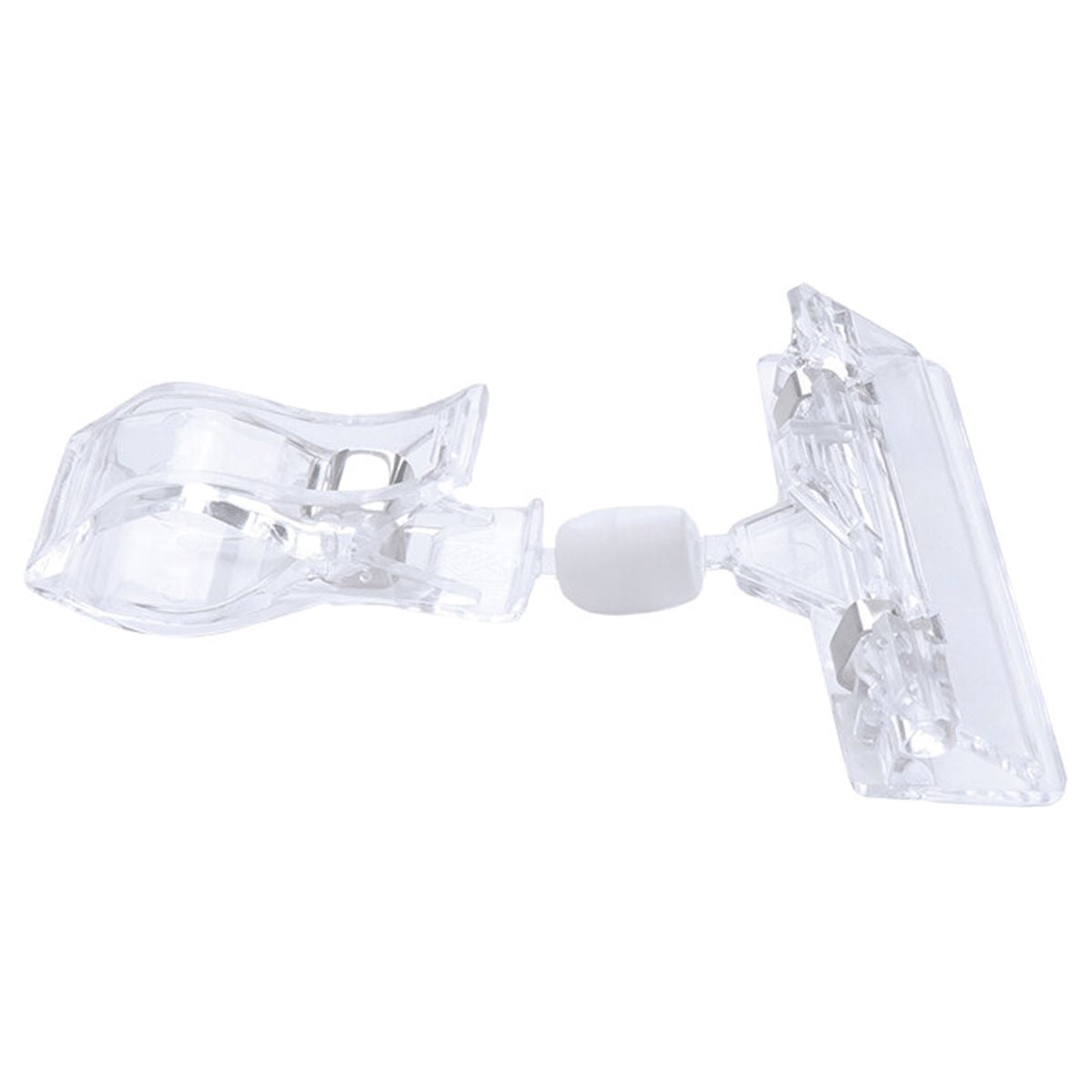 LEORX 5Pcs Transparent Plastic Label Clip for Clothing Tag Vertical ...