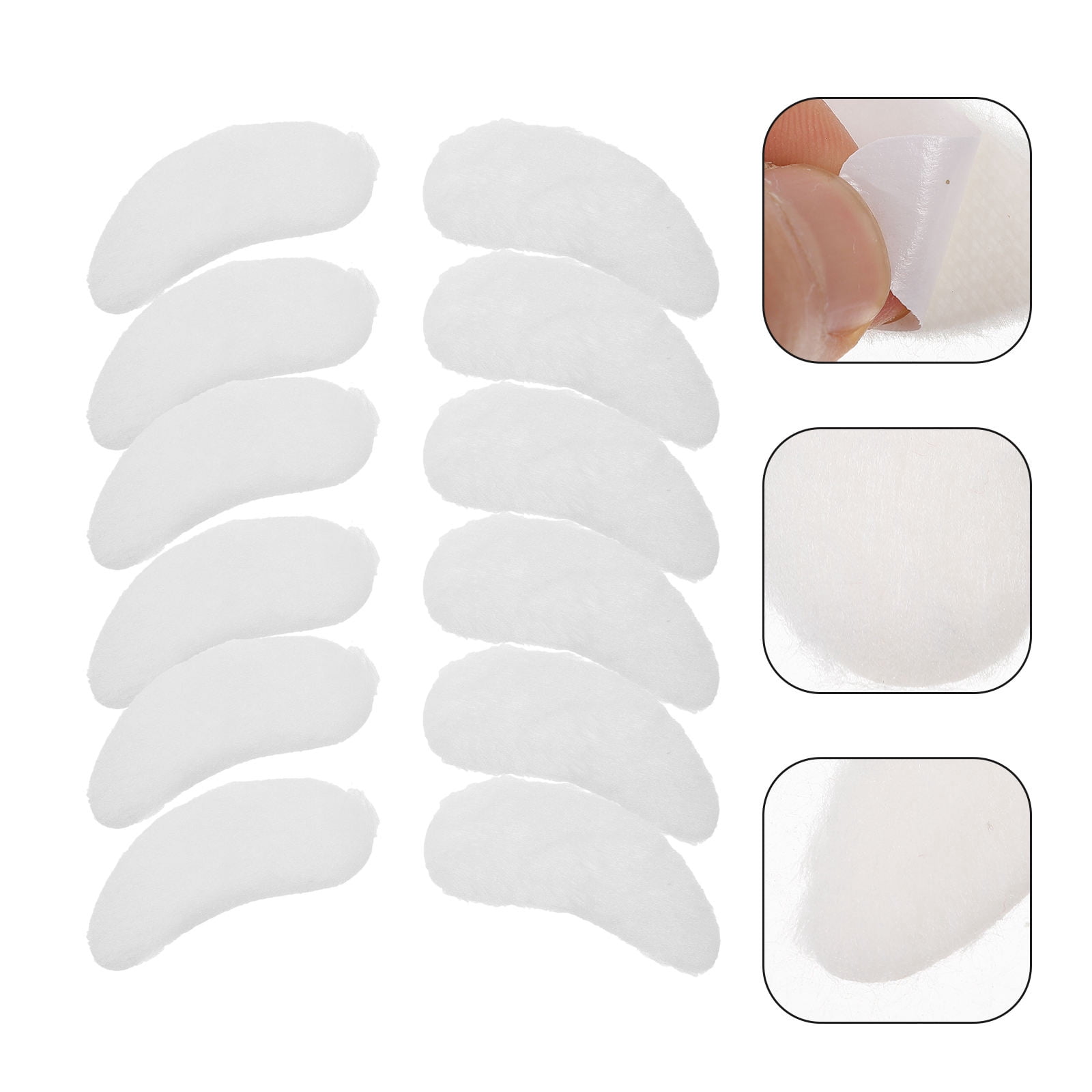 LEORX 6 Pairs Synthetic Fur Fake Eyebrows for Theme Events and Dress-Up ...