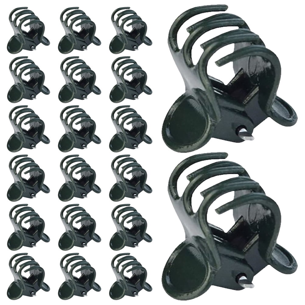 LEORX 60Pack Waterproof Flower Retainer Clamp for Vine Decoration in ...