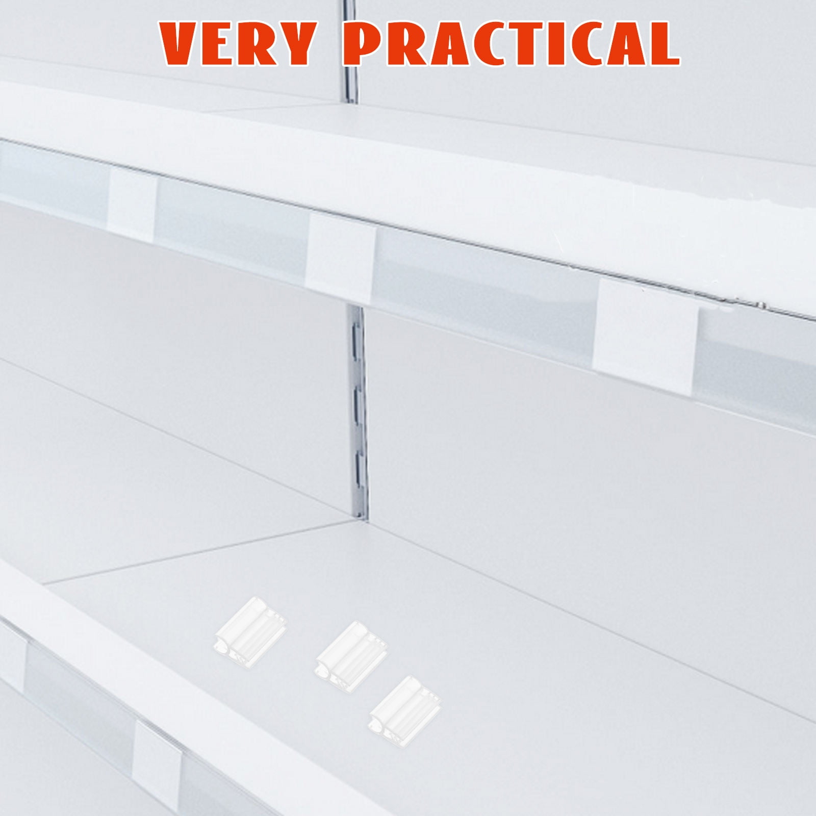 LEORX 60Pcs Clear Resistant to Deformation Sign Clips for POP ...