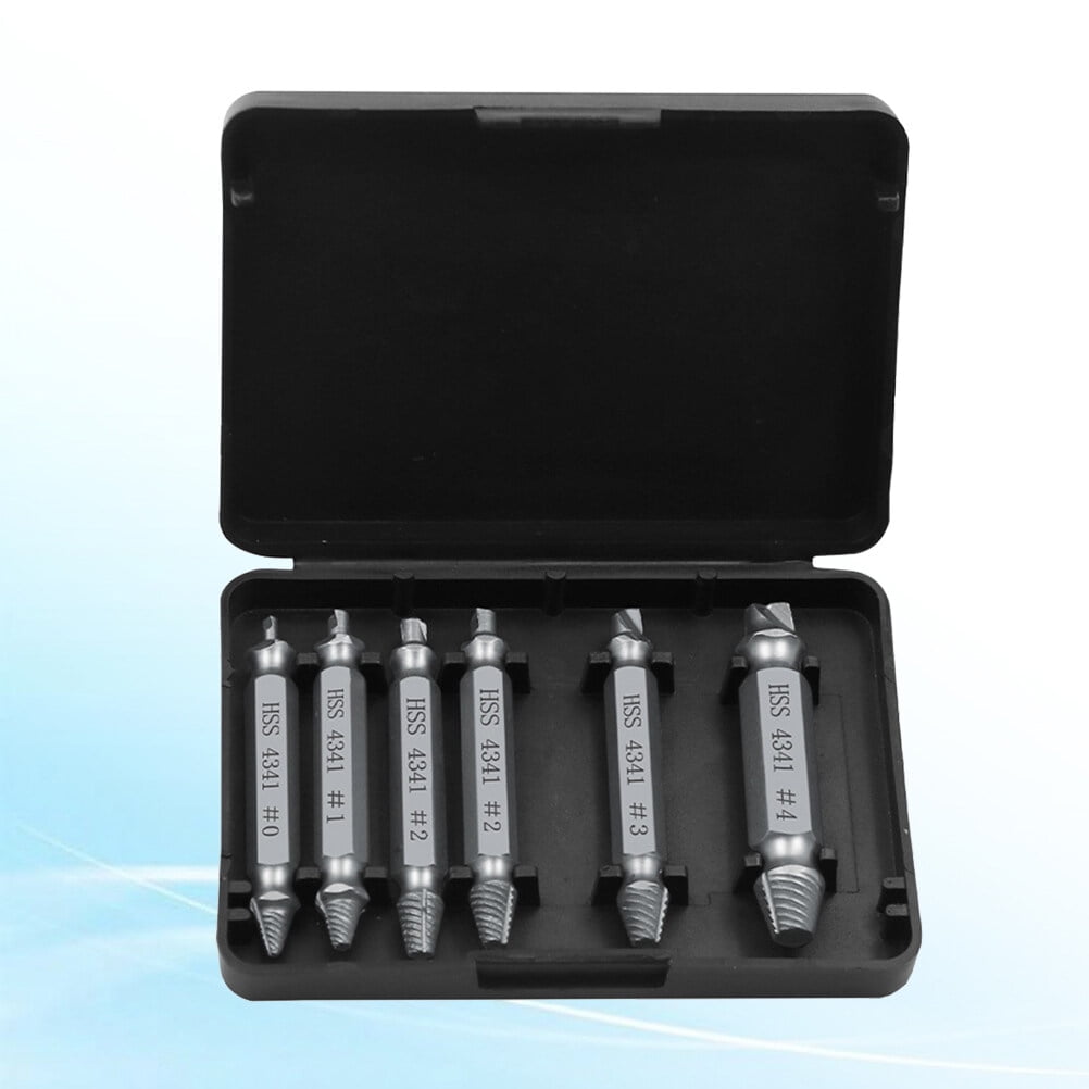 LEORX 6Pack Screw Extractor Dual-Use Broken Screw Extractor 2in ...