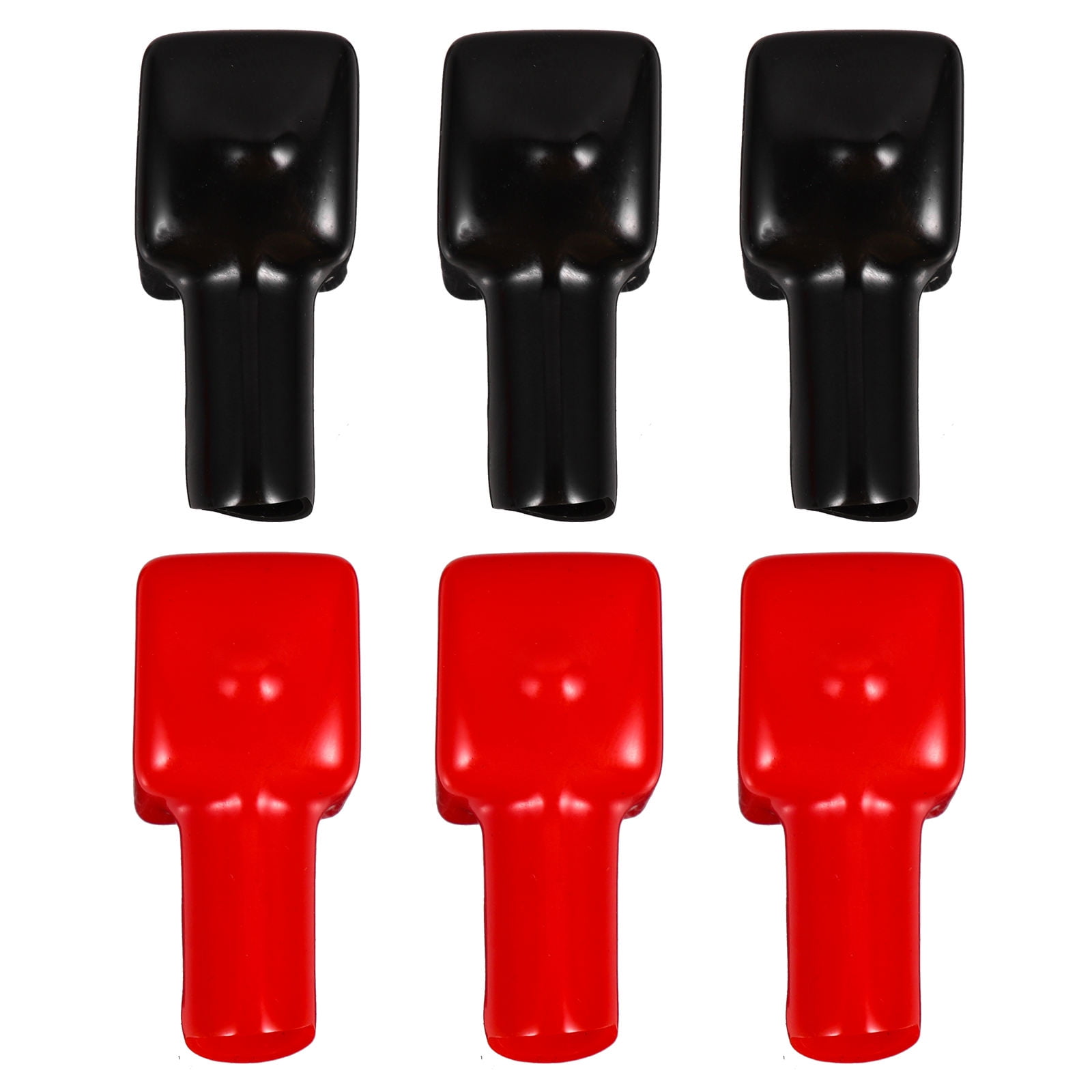 LEORX 6Pcs Battery Terminal Protector Red Black PVC Prevent Short ...