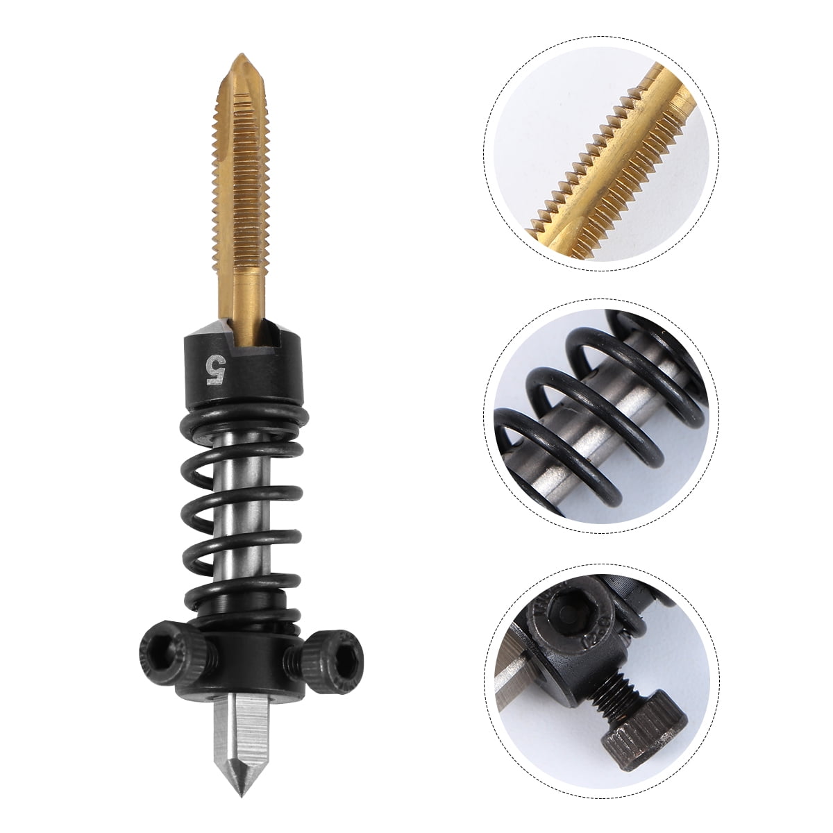 LEORX 6Pcs Machine Chamfer Tool for Reducing Errors with Black Steel in Large-scale Production ...