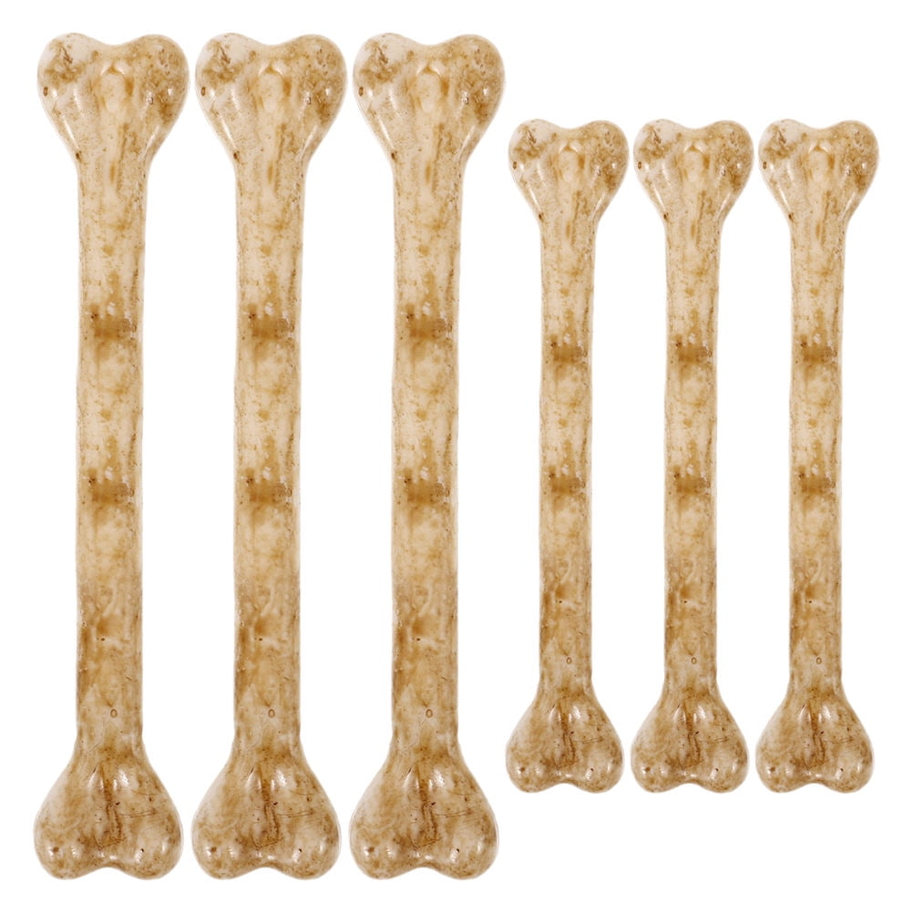 LEORX 6Pcs Mini Plastic Bones Charms for Crafts Realistic Design Bone ...