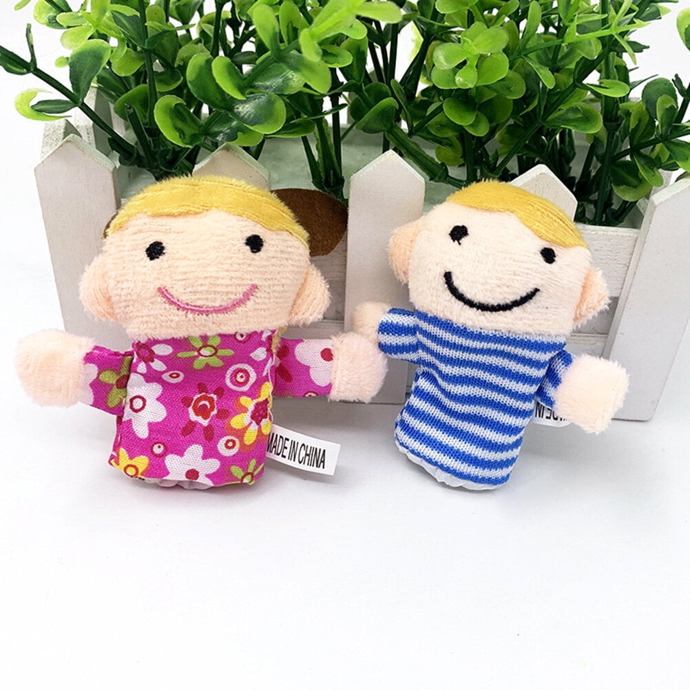 LEORX 6Pcs Animal Finger Puppet Assorted Color Role Play for Toddlers ...