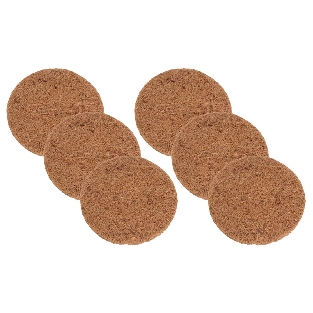 LEORX 6pcs Bird Nest Mats Coconut Fiber Natural Mat Pigeon Nesting Mat ...