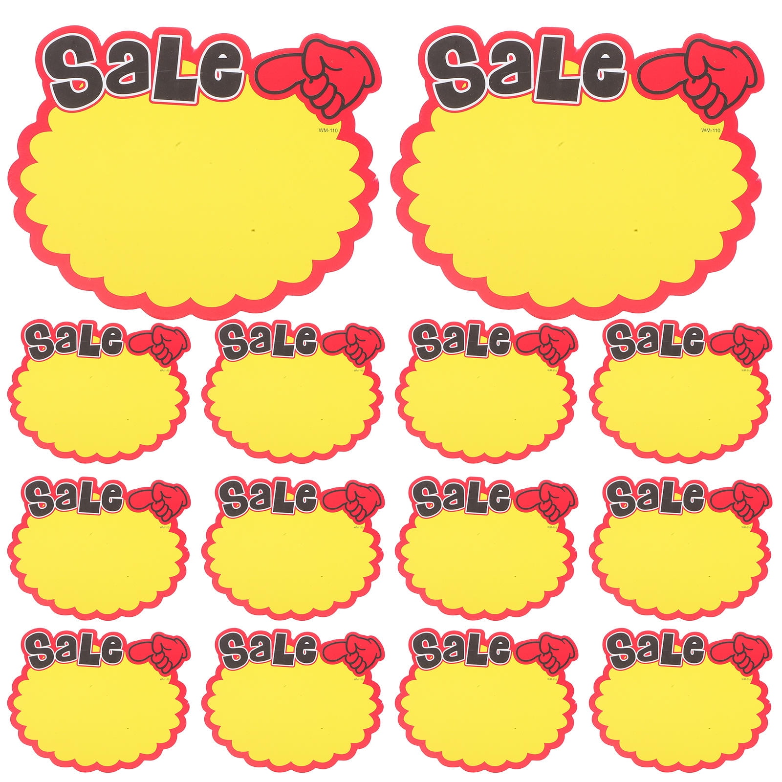 LEORX 80Pcs Sale Signs for Retail Store with High Clarity Printing ...