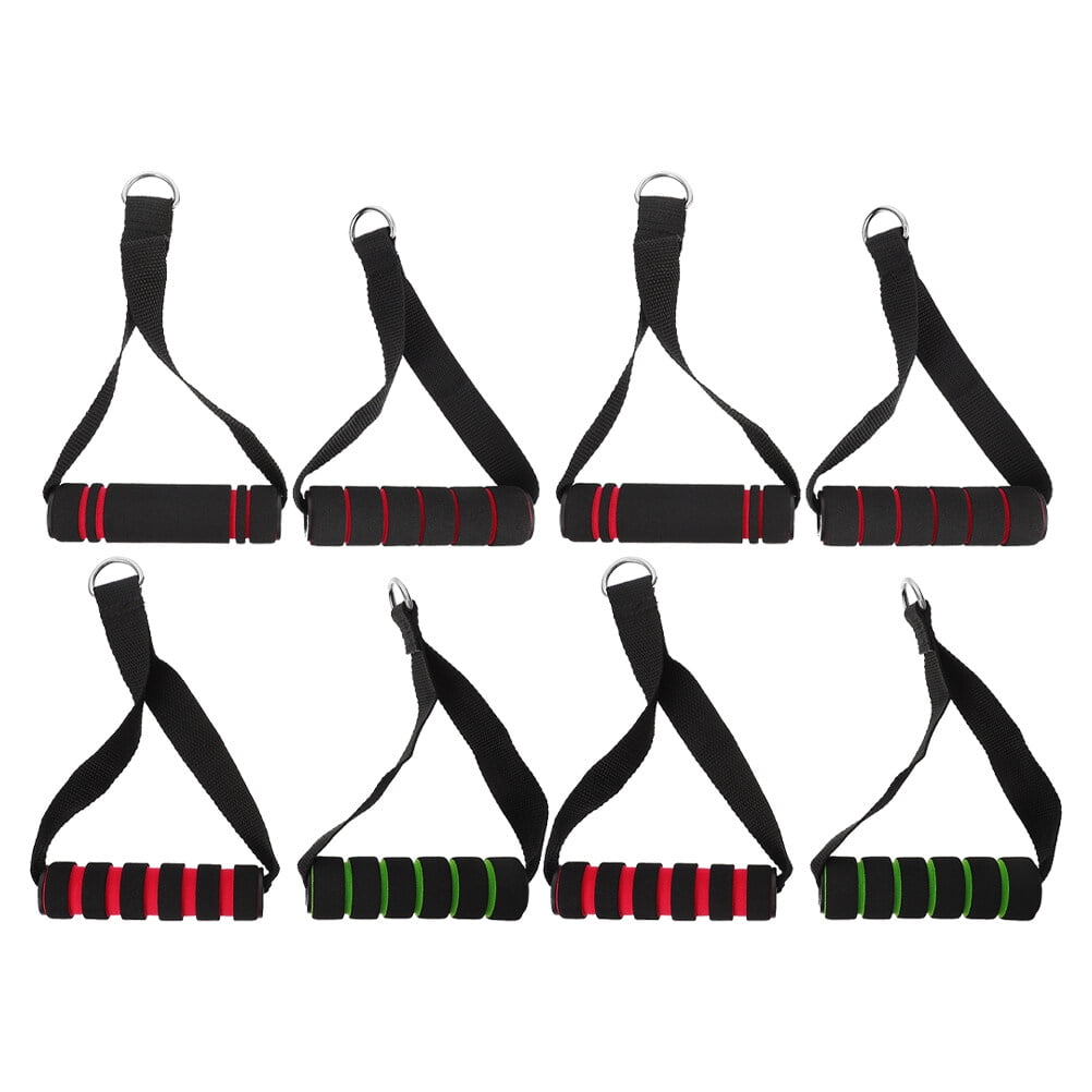 LEORX 8Pack Ergonomic Handle Plastic Nylon Foam Fitness Handles for ...