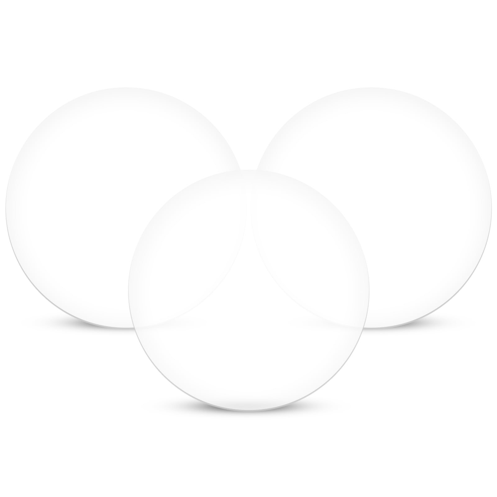 LEORX Acrylic Sheets 3Pcs Clear Circle Blanks for Artists and Product ...