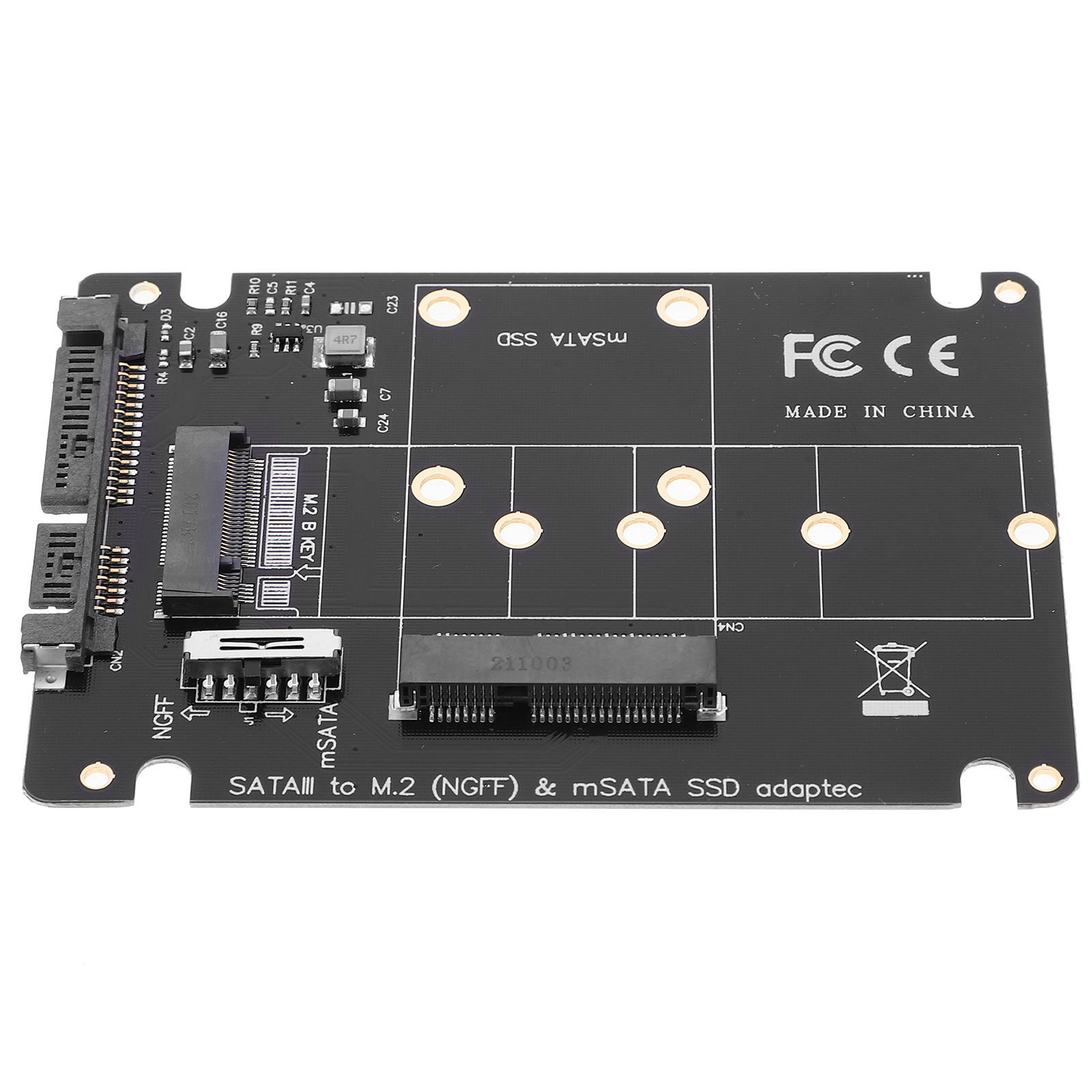LEORX Adapter Compact Msata To Iii Converter For Computers Lightweight ...