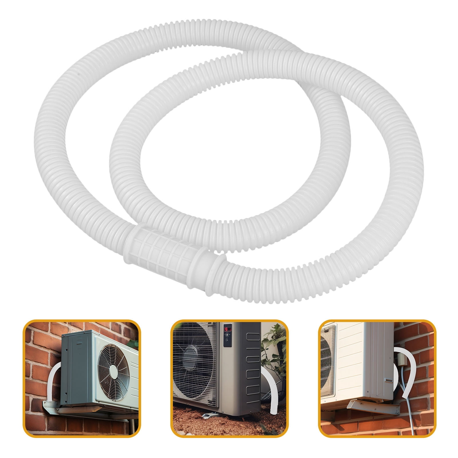 LEORX Air Conditioning Drain Hose Stainless Drainage Flexible ...