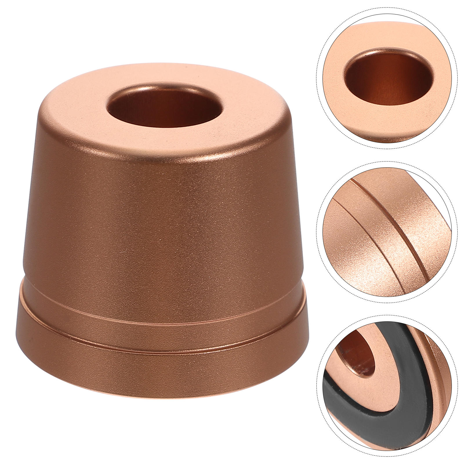 LEORX Aluminum Shaving Gear Holder Rose Gold Stable Desk Protection ...