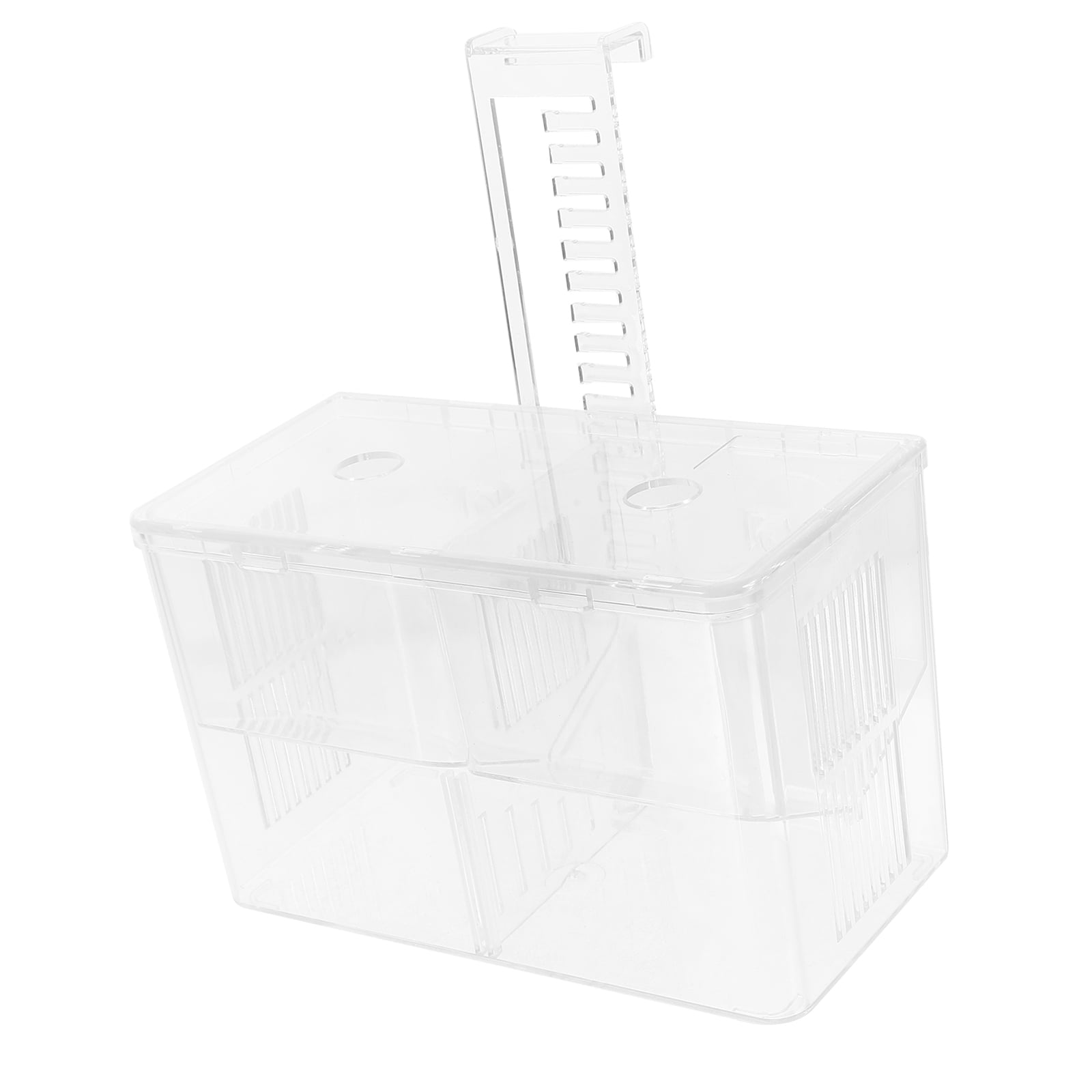 LEORX Aquarium Isolation Box for Fish Tank Acrylic Transparent 1Set ...
