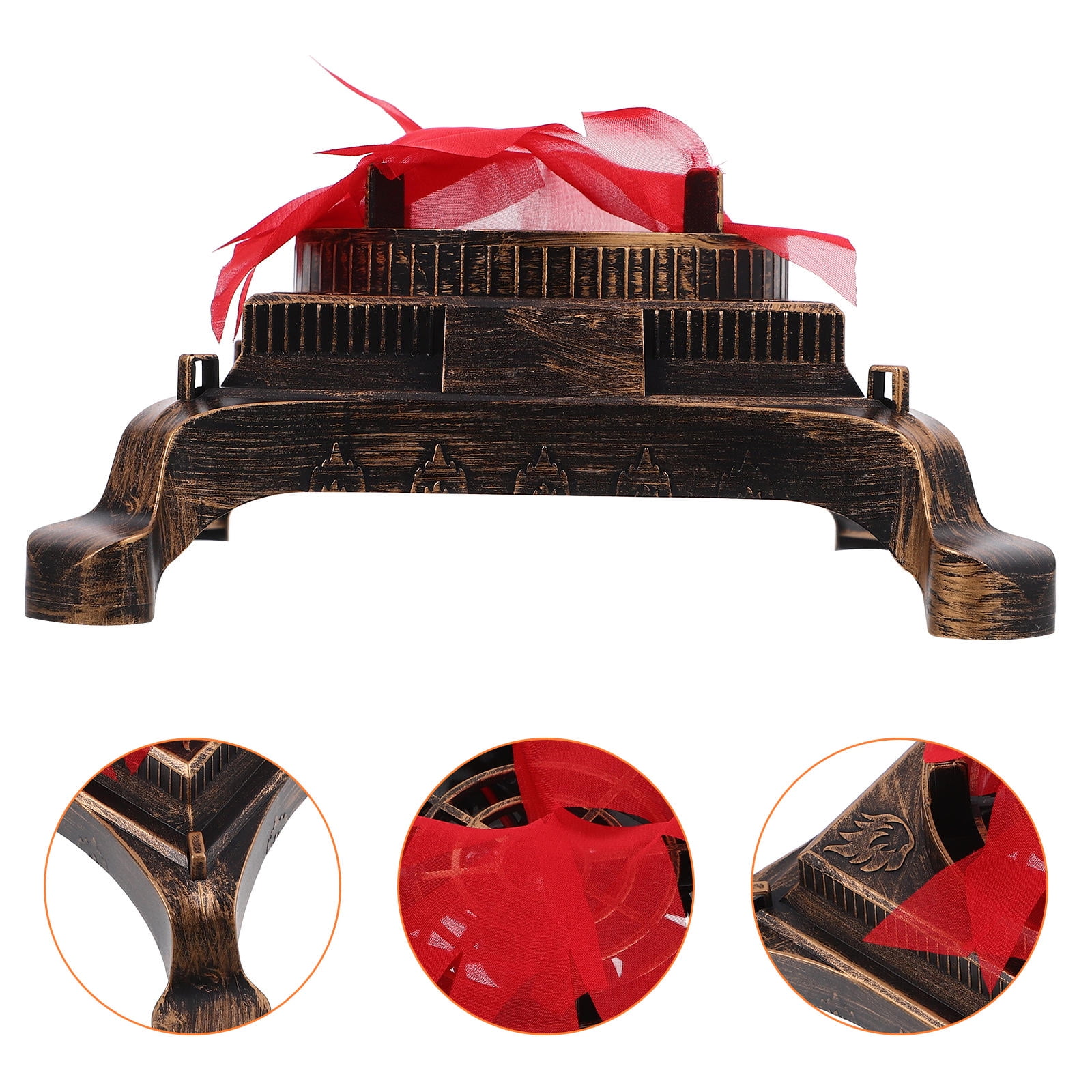 LEORX Artificial Fire Flames Fake Fireplace Logs Simulation Bonfire ...