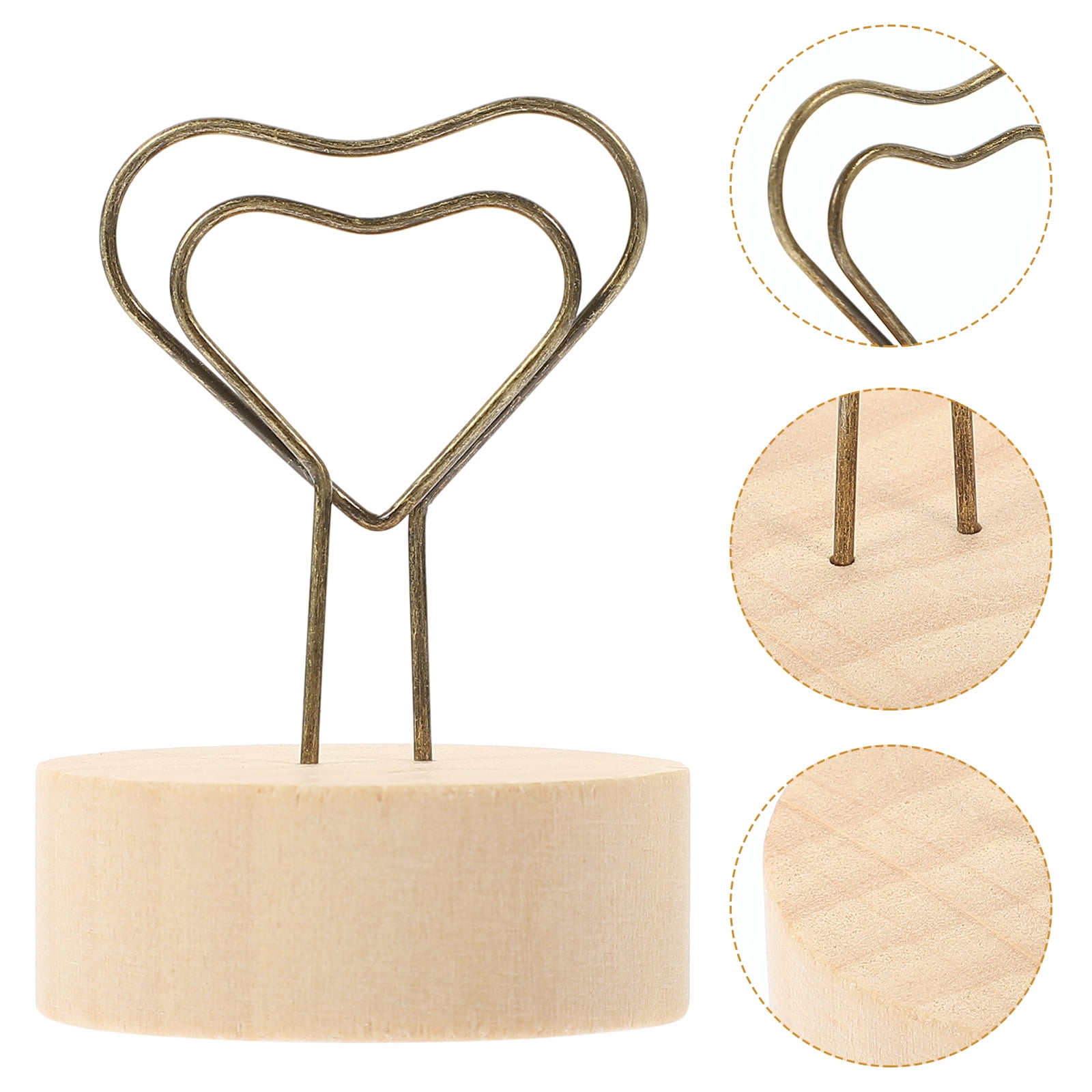 LEORX Assorted Color 10pcs Decorative Photo Clips Stands for Home Decor ...