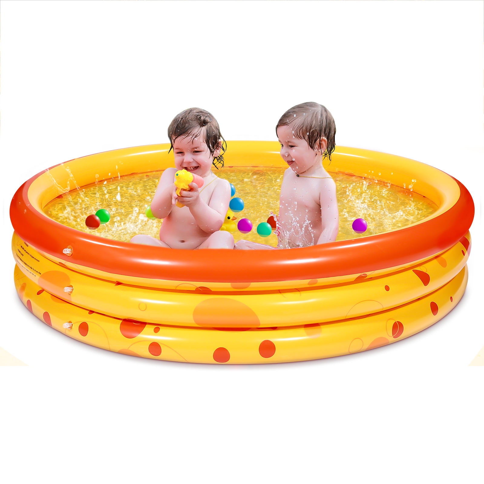 LEORX Baby Pool Toys Inflatable Swimming Pool PVC for Kids Outdoor Fun ...