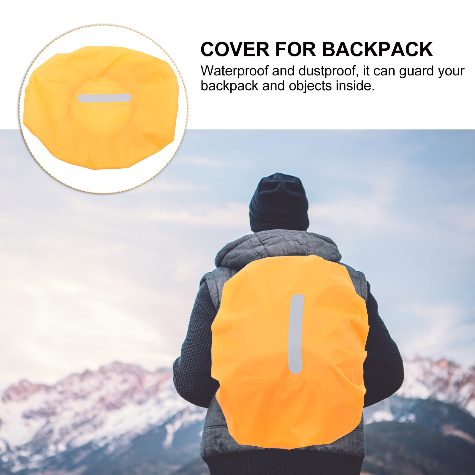 LEORX Backpack Covers Waterproof for Men and Women 1Pack - Walmart.com